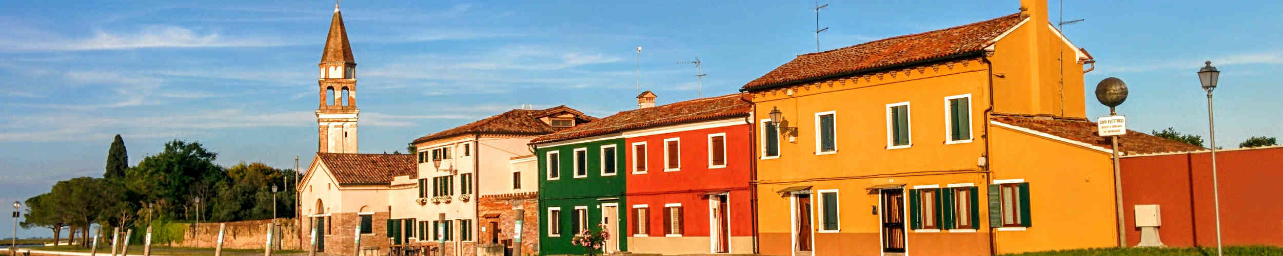 Mazzorbo the island connected to Burano by a bridge. Venice Italy
