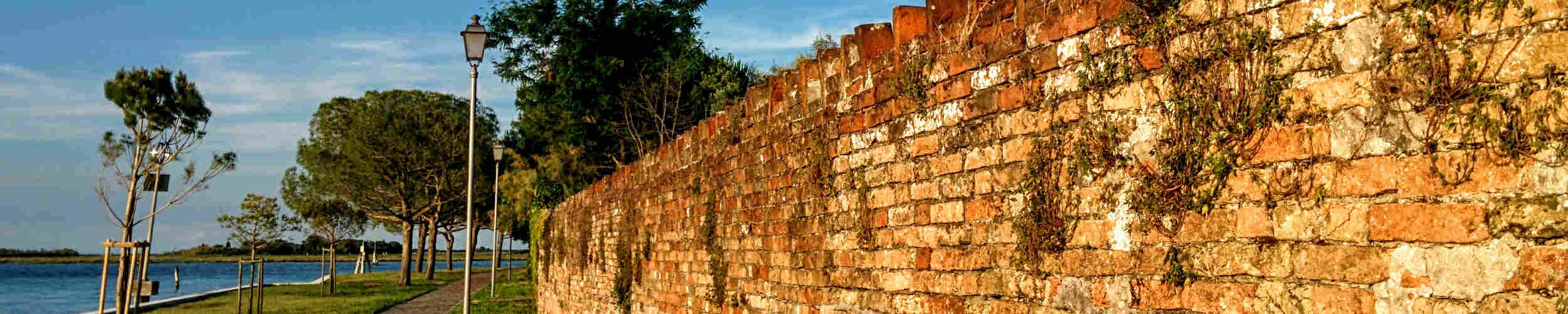 Mazzorbo the island connected to Burano by a bridge. Venice Italy